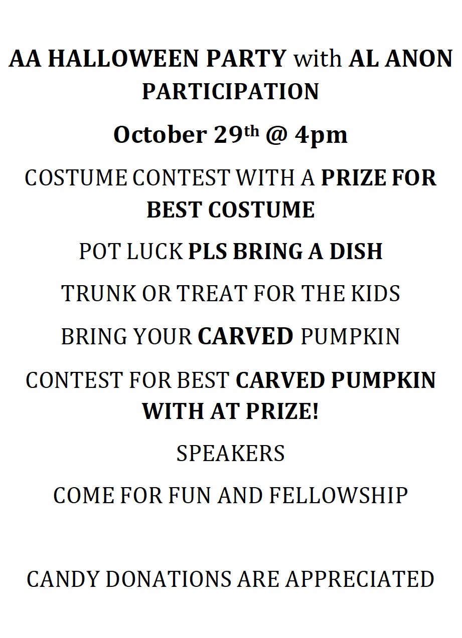 Halloween 2022 – White Mountains AA